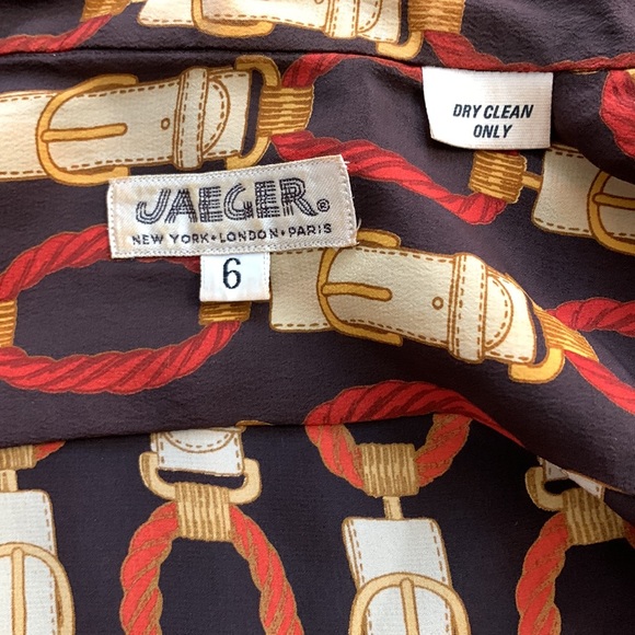 Tops | Jaeger Silk Shirt | Poshmark